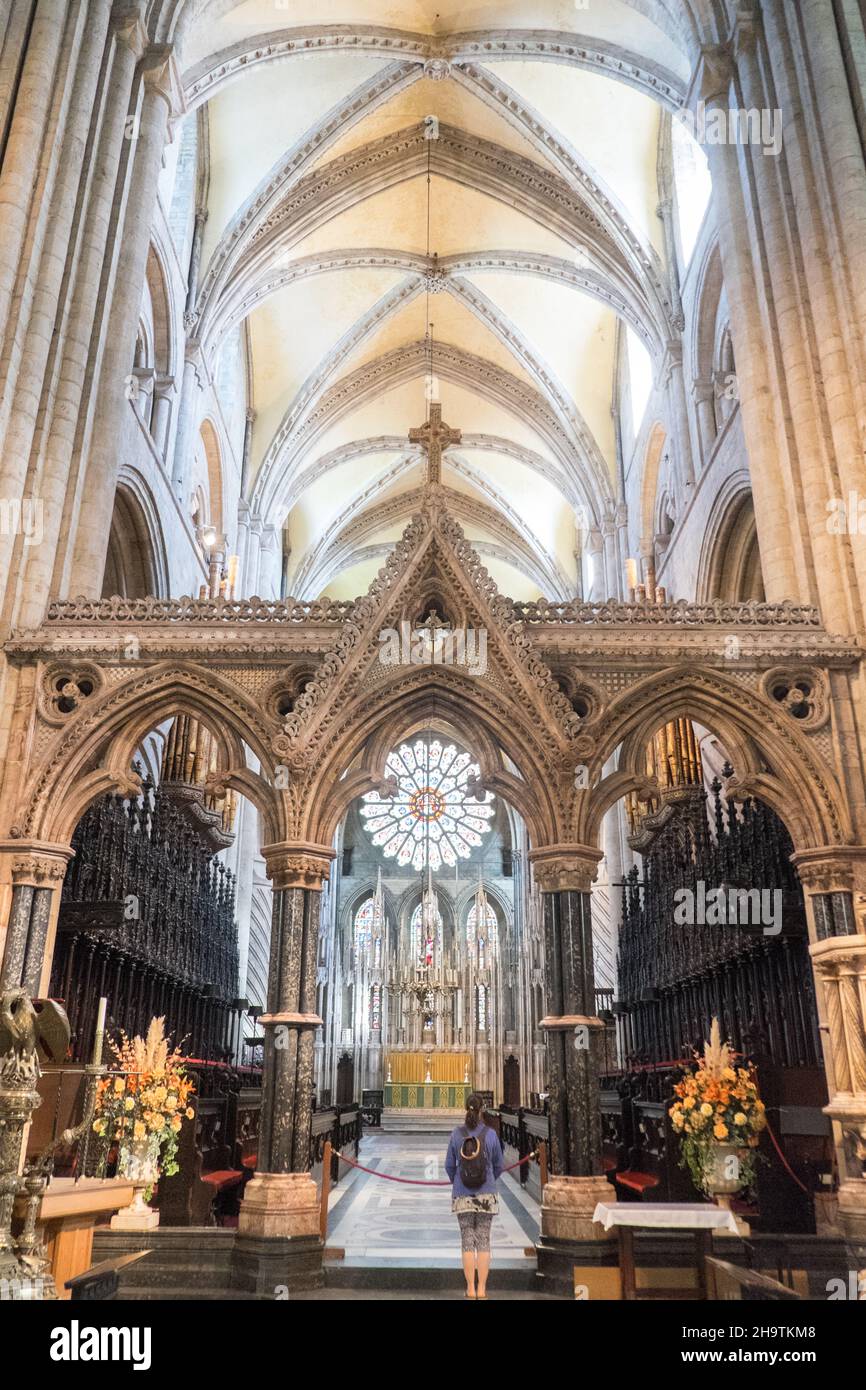 Interior,inside,of,in,Durham Cathedral,cathedral,Durham,County Durham ...