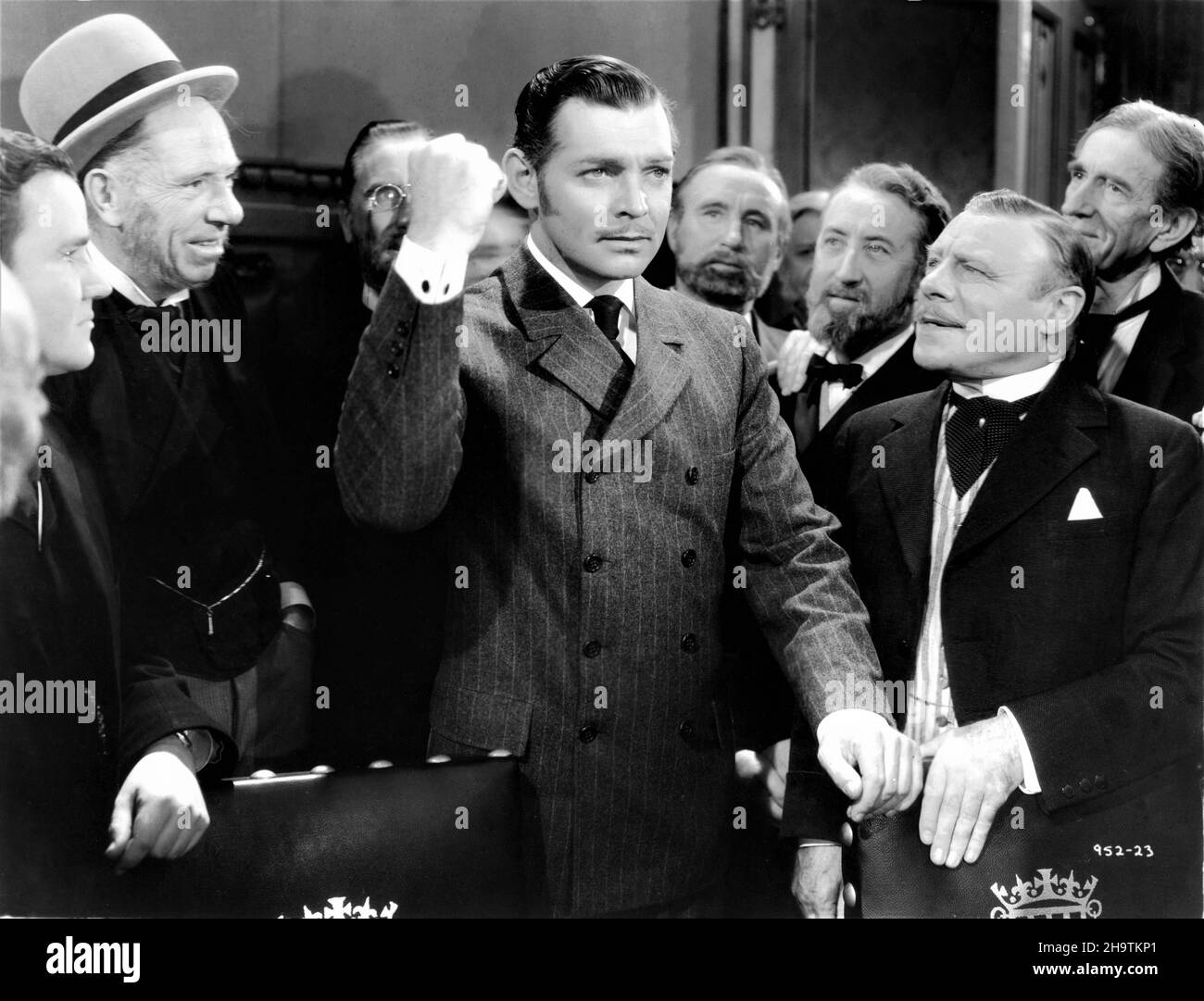 CLARK GABLE as Irish Politician Charles Stewart Parnell and EDMUND ...