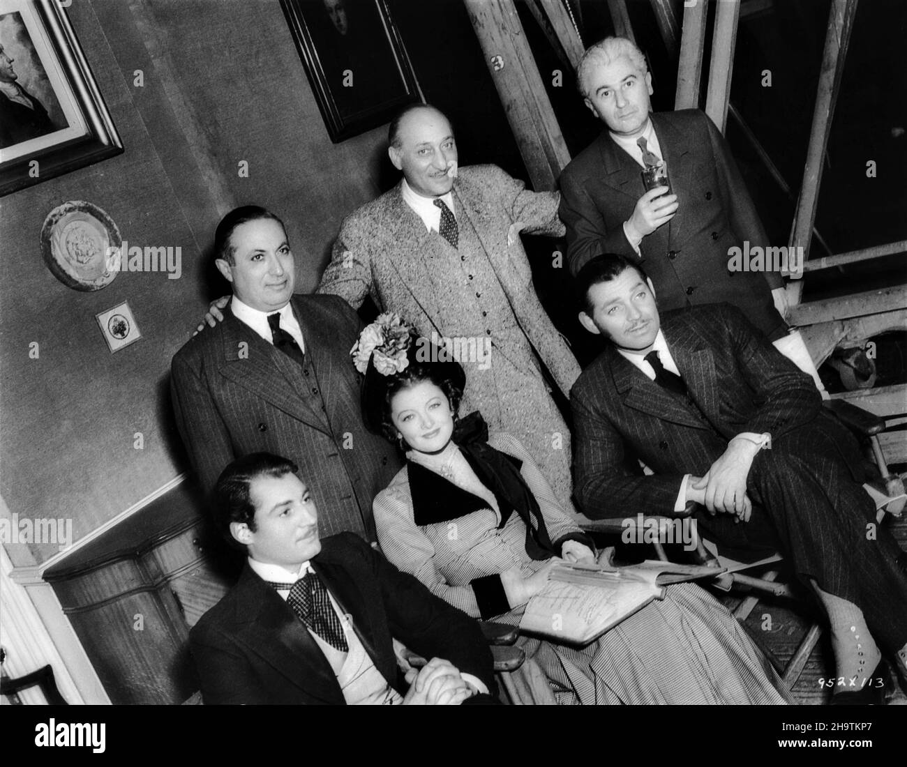 ALAN MARSHAL Set Visitor JERRY MAYER MYRNA LOY Set Visitor Director ...