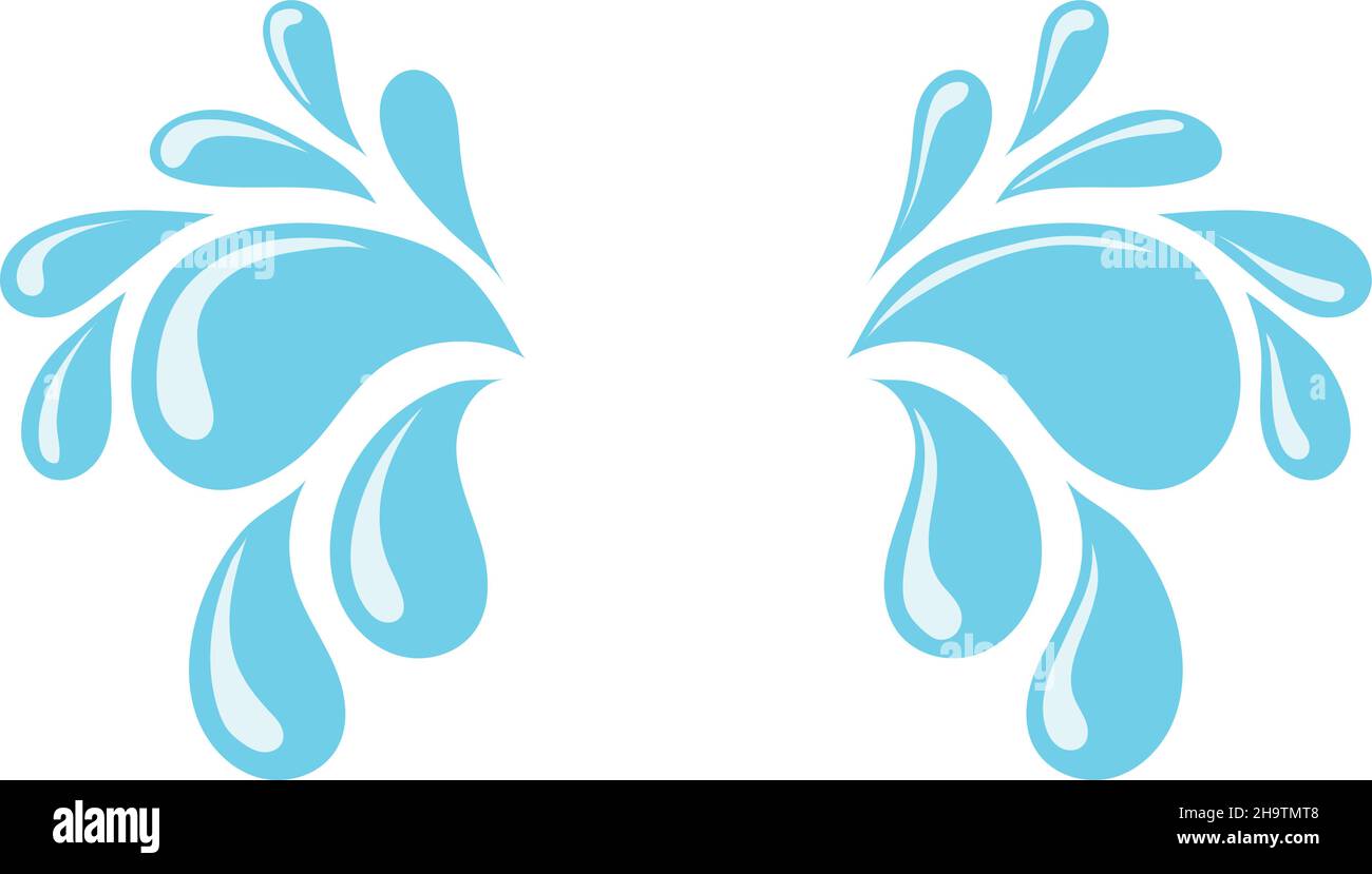 Teardrop. Character cries, falling tierdrops, vector illustration ...