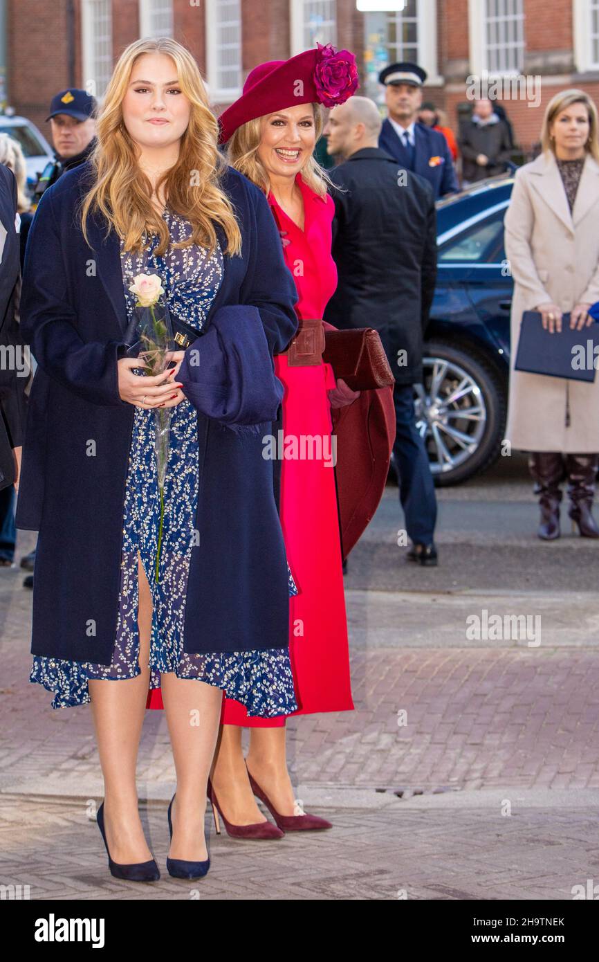 Queen Maxima with Princess Amalia of the Netherlands where the Princess ...