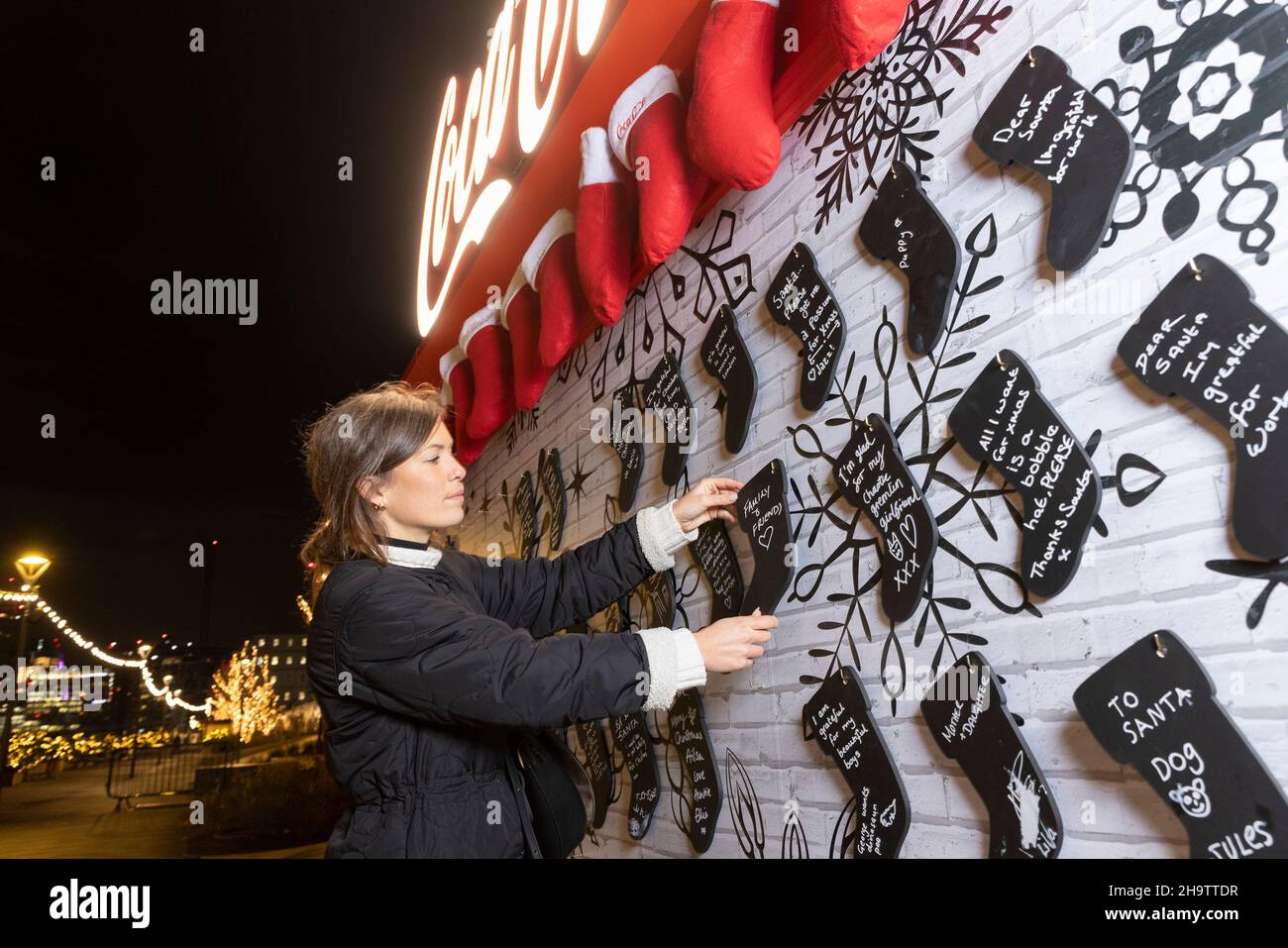 EDITORIAL USE ONLY Amy Wild from London interacts with a chimney ...