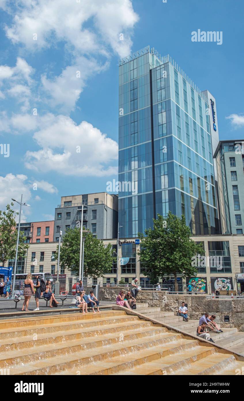 The Radisson Blue Hotel in the centre of Bristol Stock Photo - Alamy