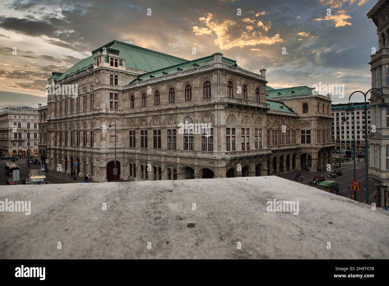 Scenic view of the Albertina Museum in Vienna, Austria Stock Photo - Alamy
