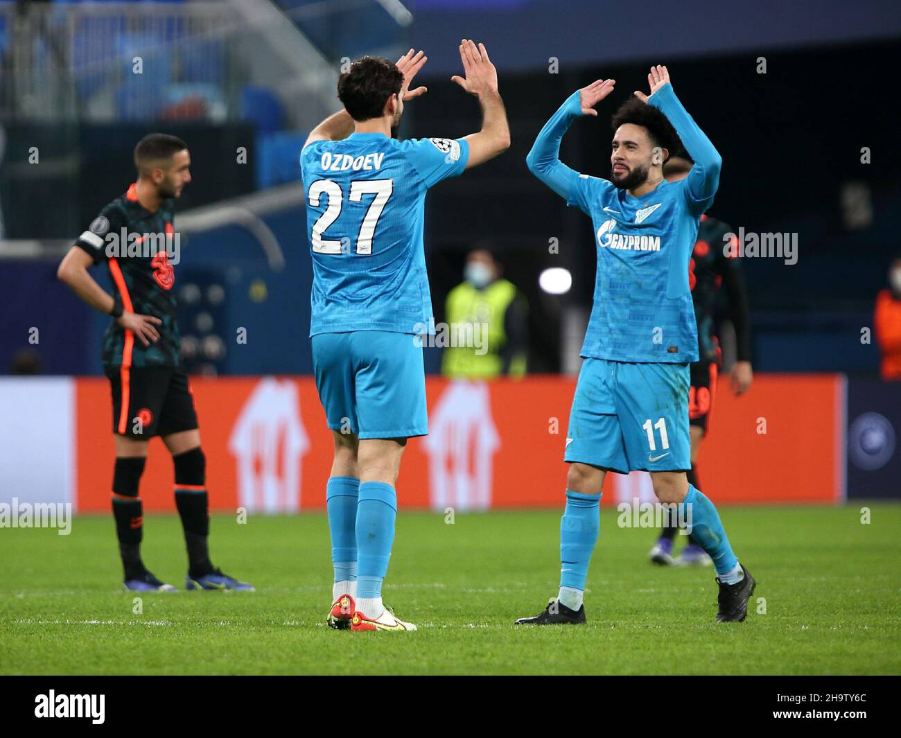 Saint Petersburg, Russia - 8 December 2021: Football, UEFA Champions ...