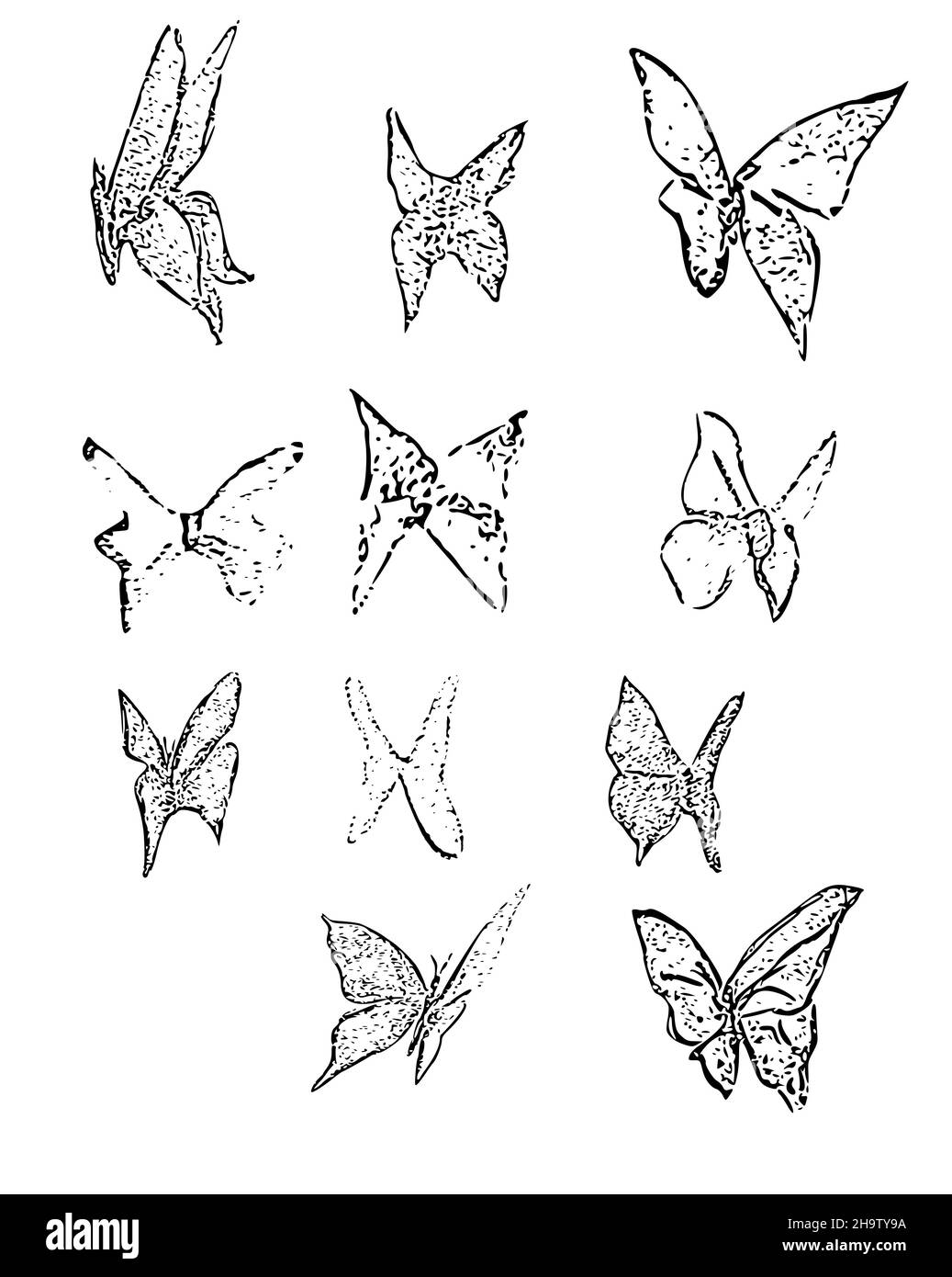 A set of hand-painted watercolor elements for instant download. High ...