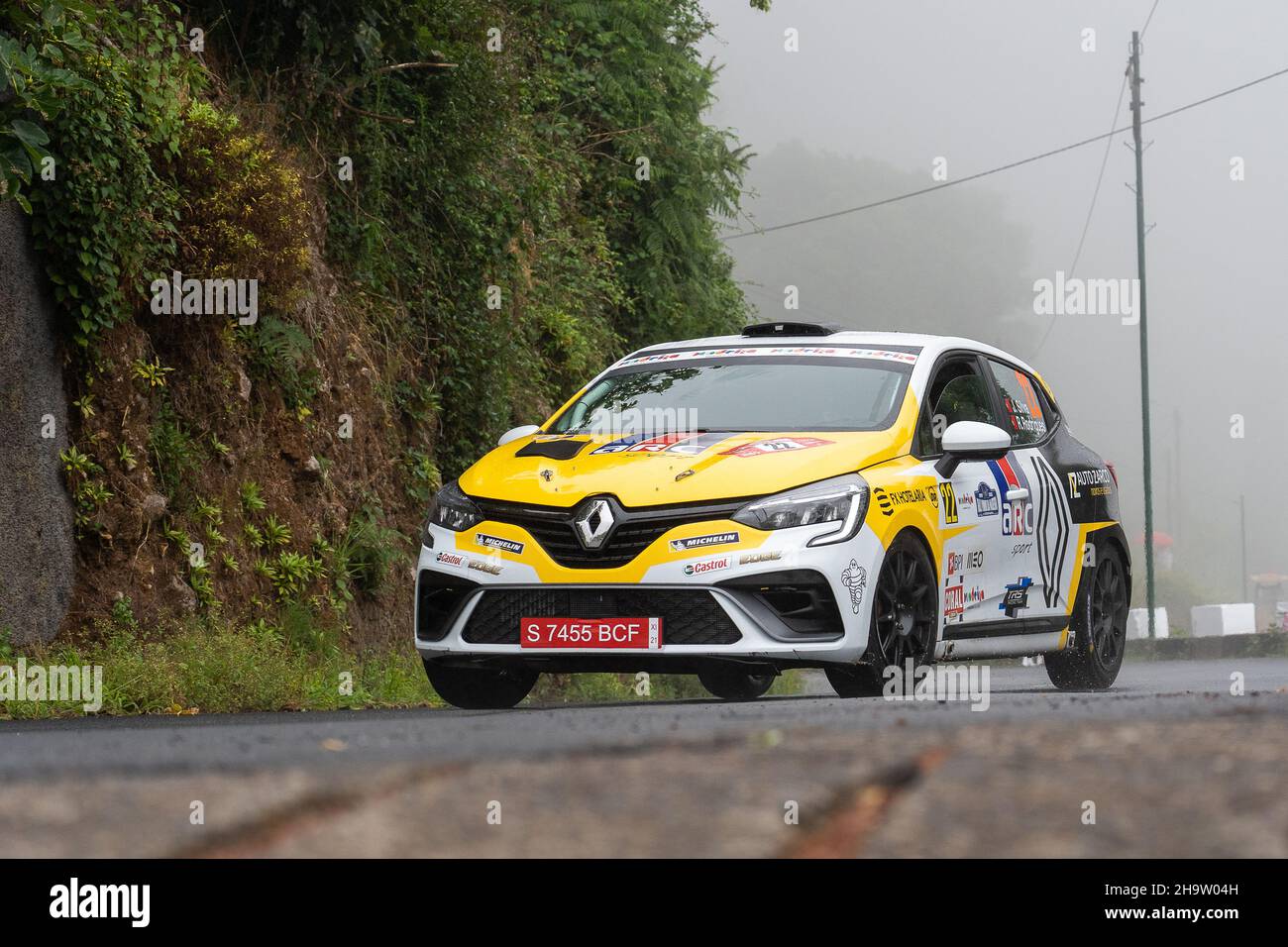 Sao Vicente; Madeira; Portugal - August 7; 2021: Rali Vinho da Madeira ...