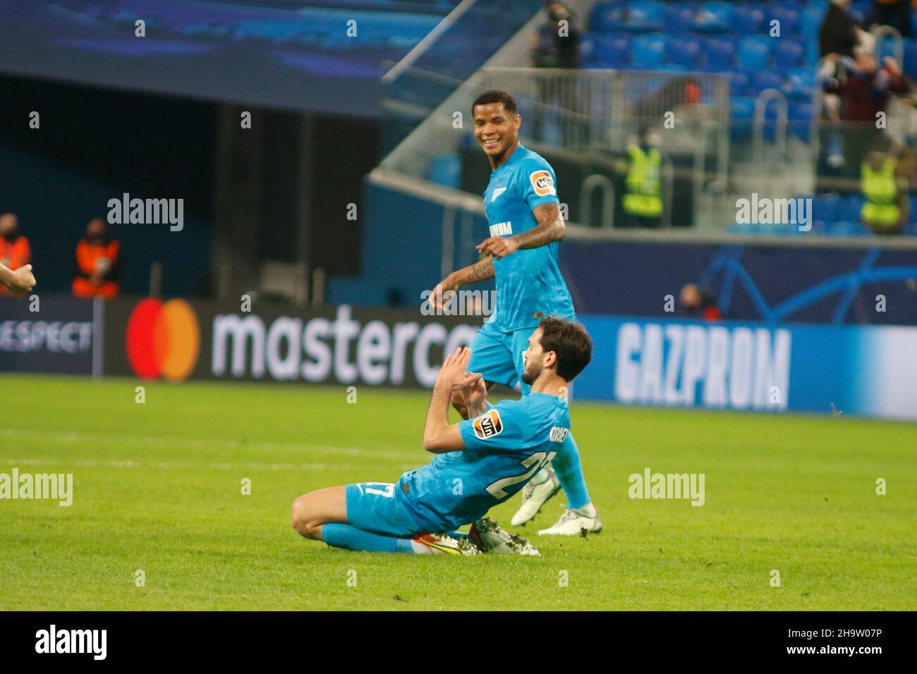 Saint Petersburg, Russia - 8 December 2021: Football, UEFA Champions ...