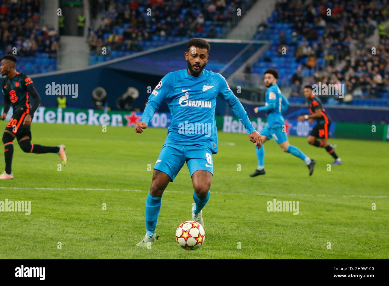 Saint Petersburg, Russia - 8 December 2021: Football, UEFA Champions ...