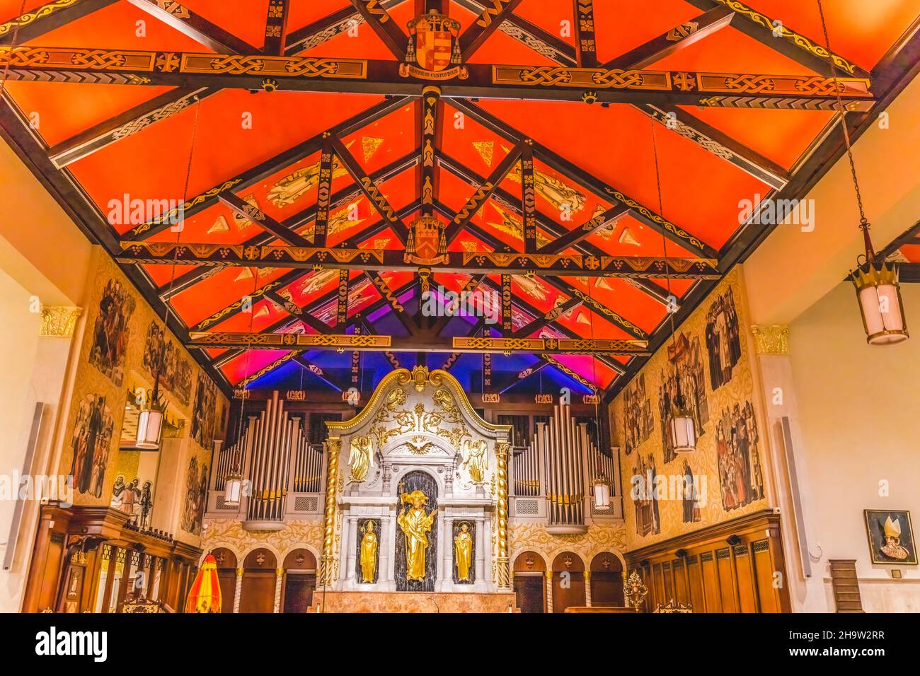 Altar Basilica Red Roof Cathedral of Saint Augustine Saint Augustine ...