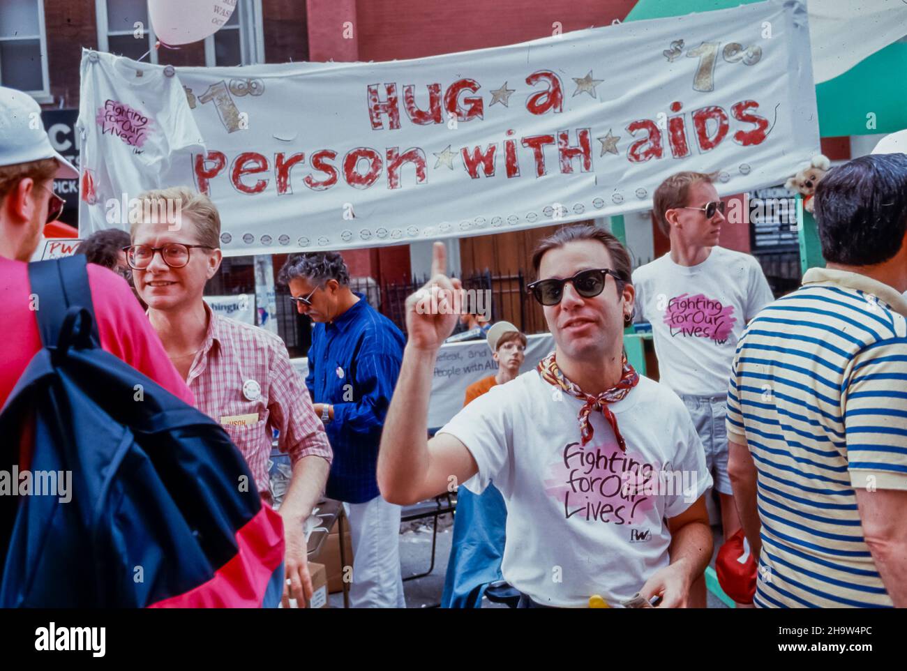 Aids march 1980s hi-res stock photography and images - Alamy