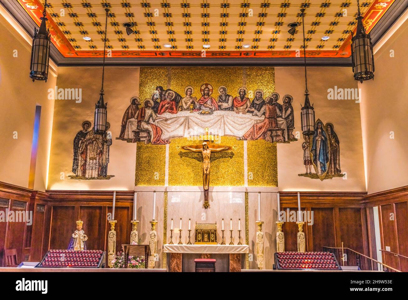 Altar Last Supper Chapel Cathedral of Saint Augustine Saint Augustine ...
