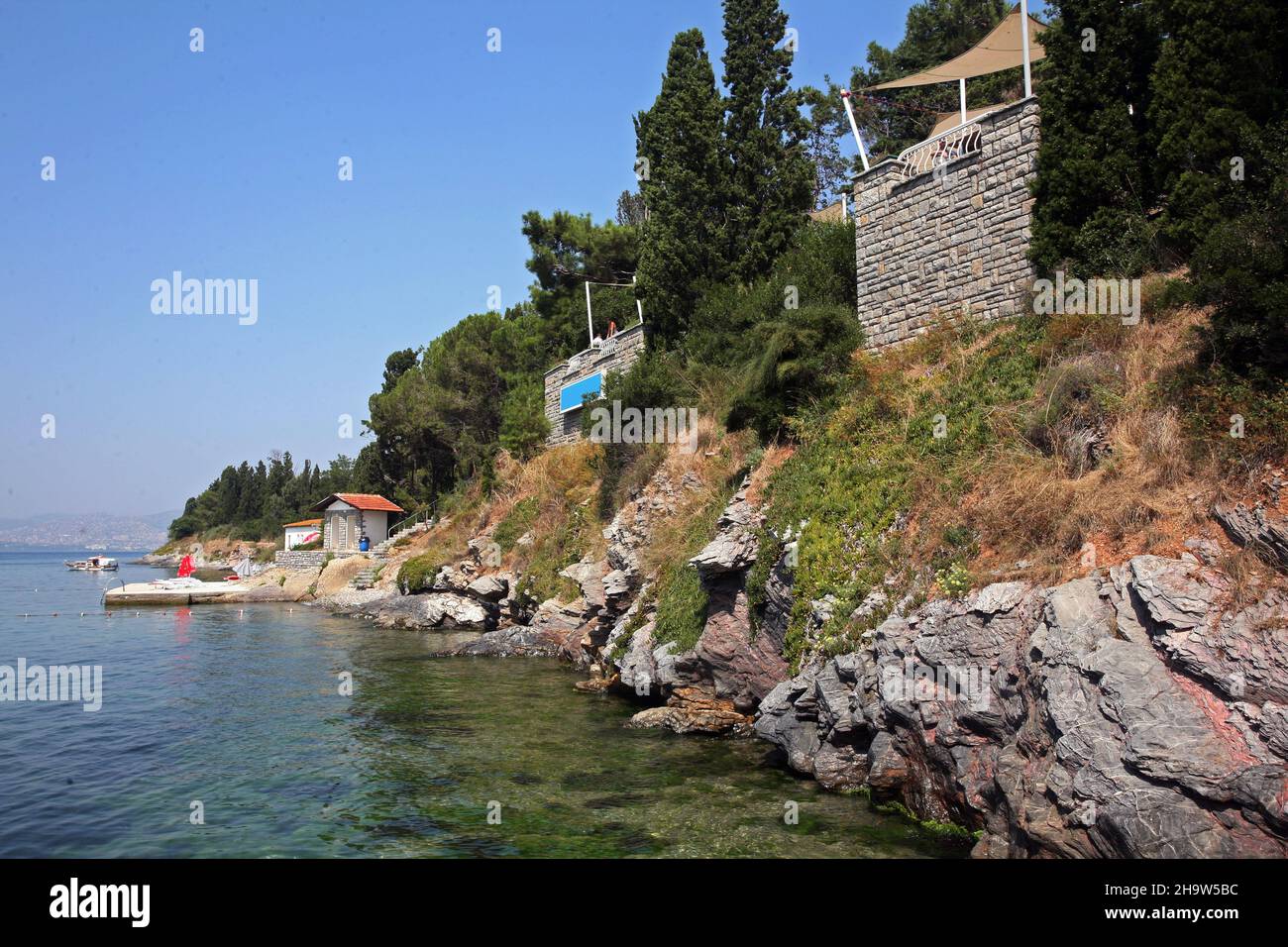 Istanbul Prince Island Sedef (Turkish: Sedef Adasi) Coastline in ...