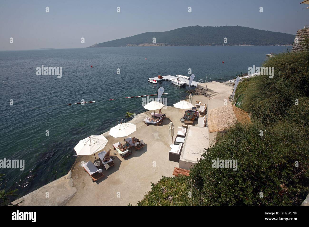 SEDEF ISLAND, TURKEY - AUGUST 4: Istanbul Prince Island Sedef (Turkish ...