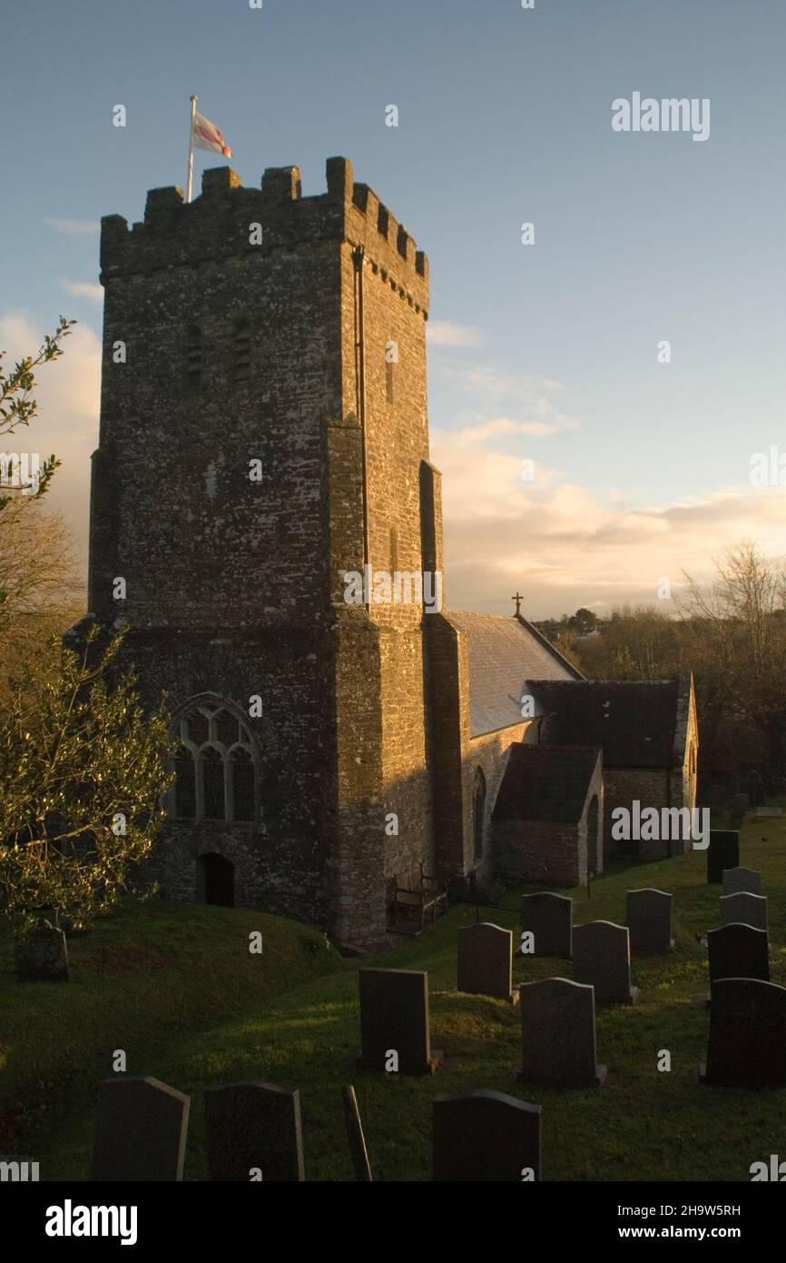 St. James the Less Church, Kingston, Devon Stock Photo - Alamy