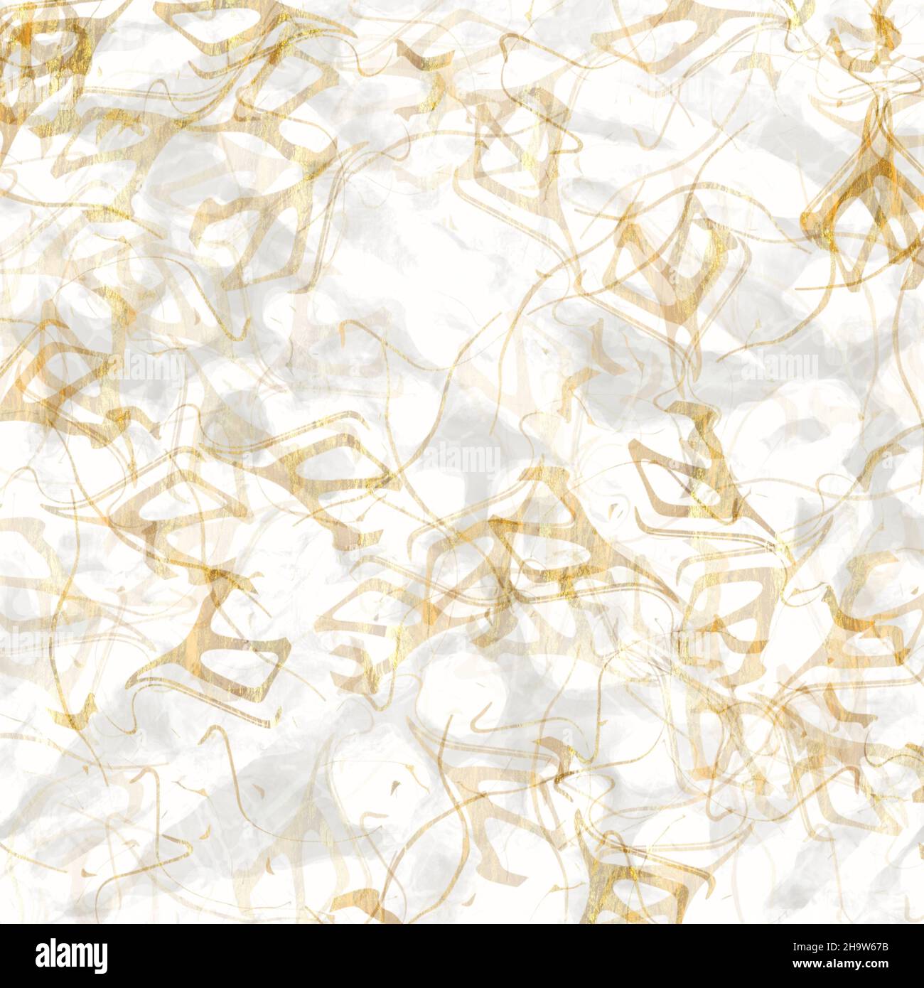 Handmade white gold metallic rice sprinkles paper texture. Seamless ...