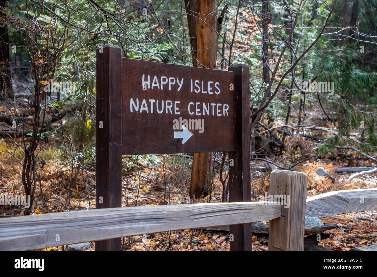 Happy Isles Nature Center is just off of the Valley Loop Trail in ...