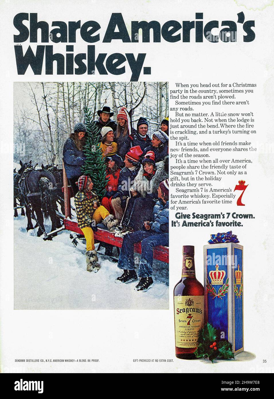 Vintage December 1973 "Playboy Magazine" advertisement, USA Stock Photo ...