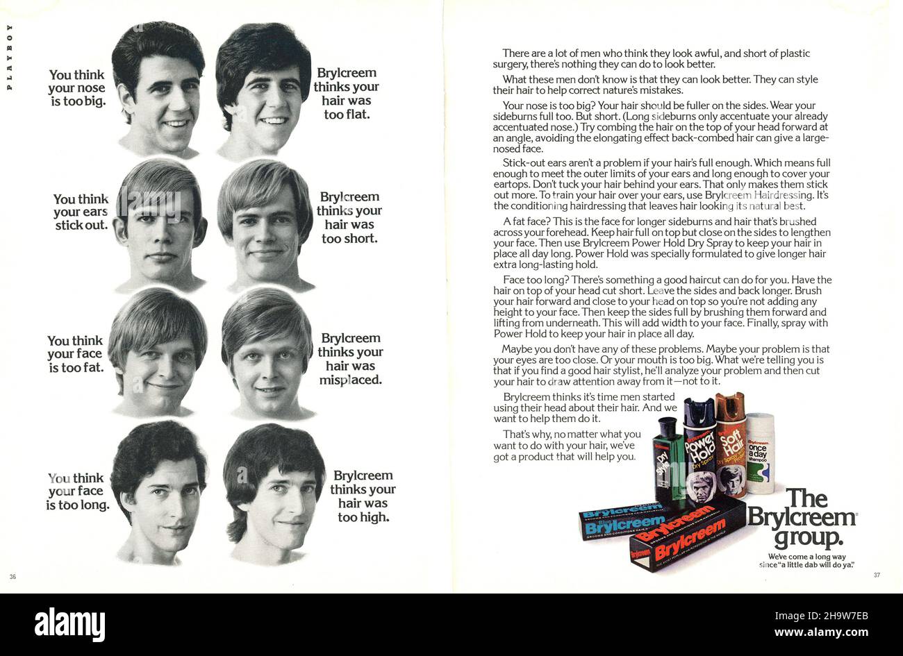 Vintage December 1973 "Playboy Magazine" advertisement, USA Stock Photo ...