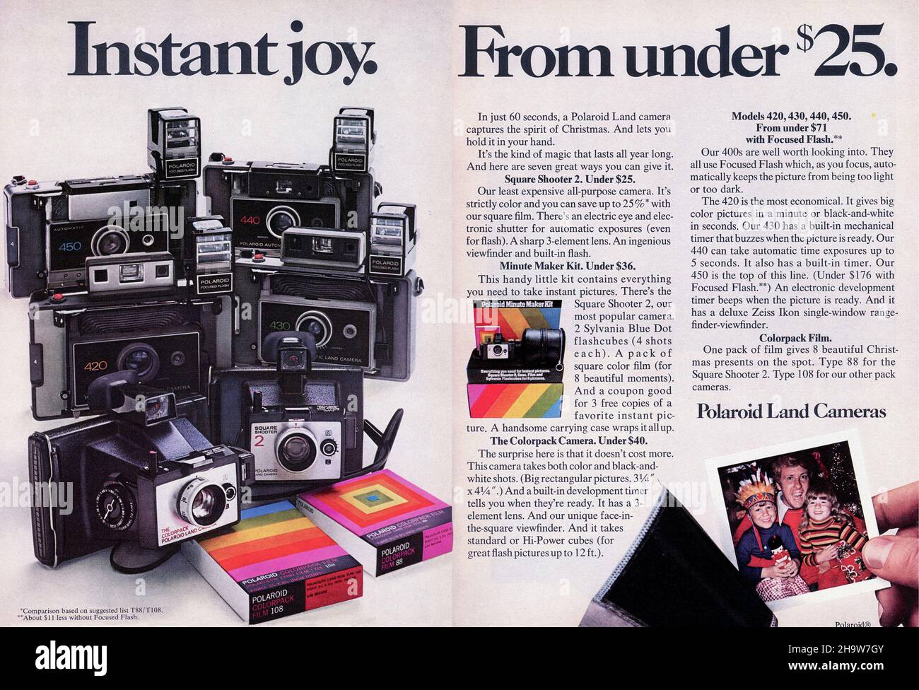 Vintage December 1973 "Playboy Magazine" advertisement, USA Stock Photo ...