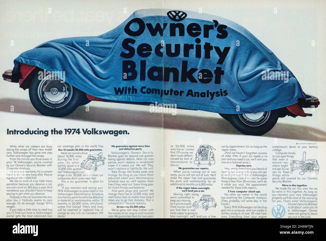 Vintage December 1973 "Playboy Magazine" advertisement, USA Stock Photo ...