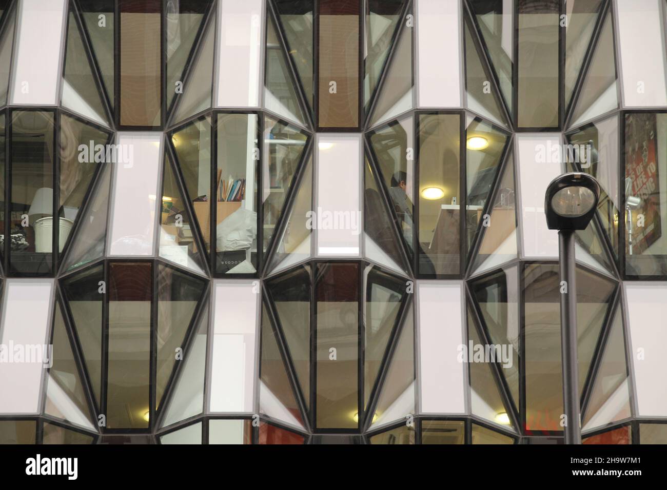 Building facade with cool glass windows in London, UK Stock Photo - Alamy
