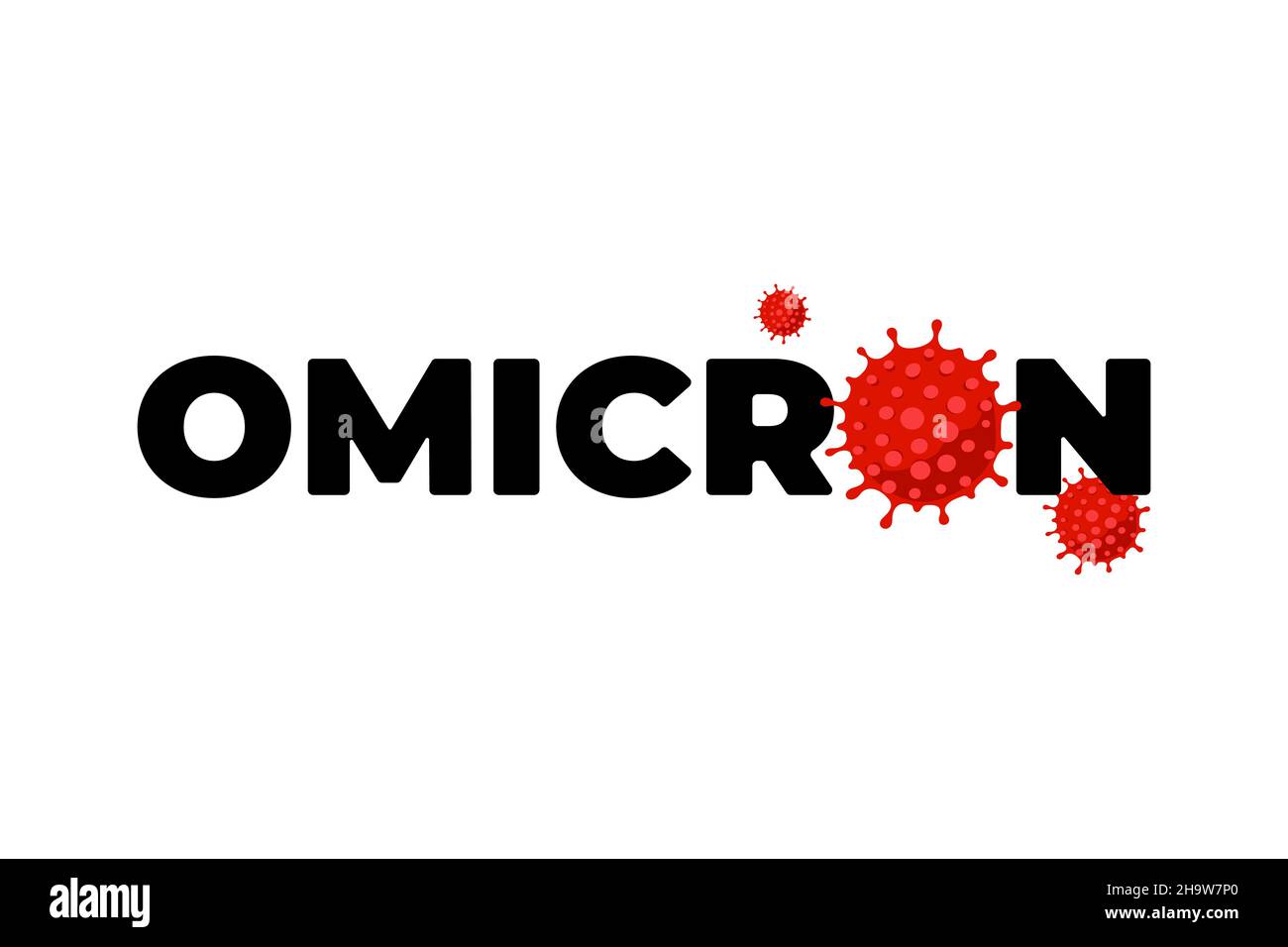 New coronavirus strain omicron. Mutated corona virus variant of COVID ...