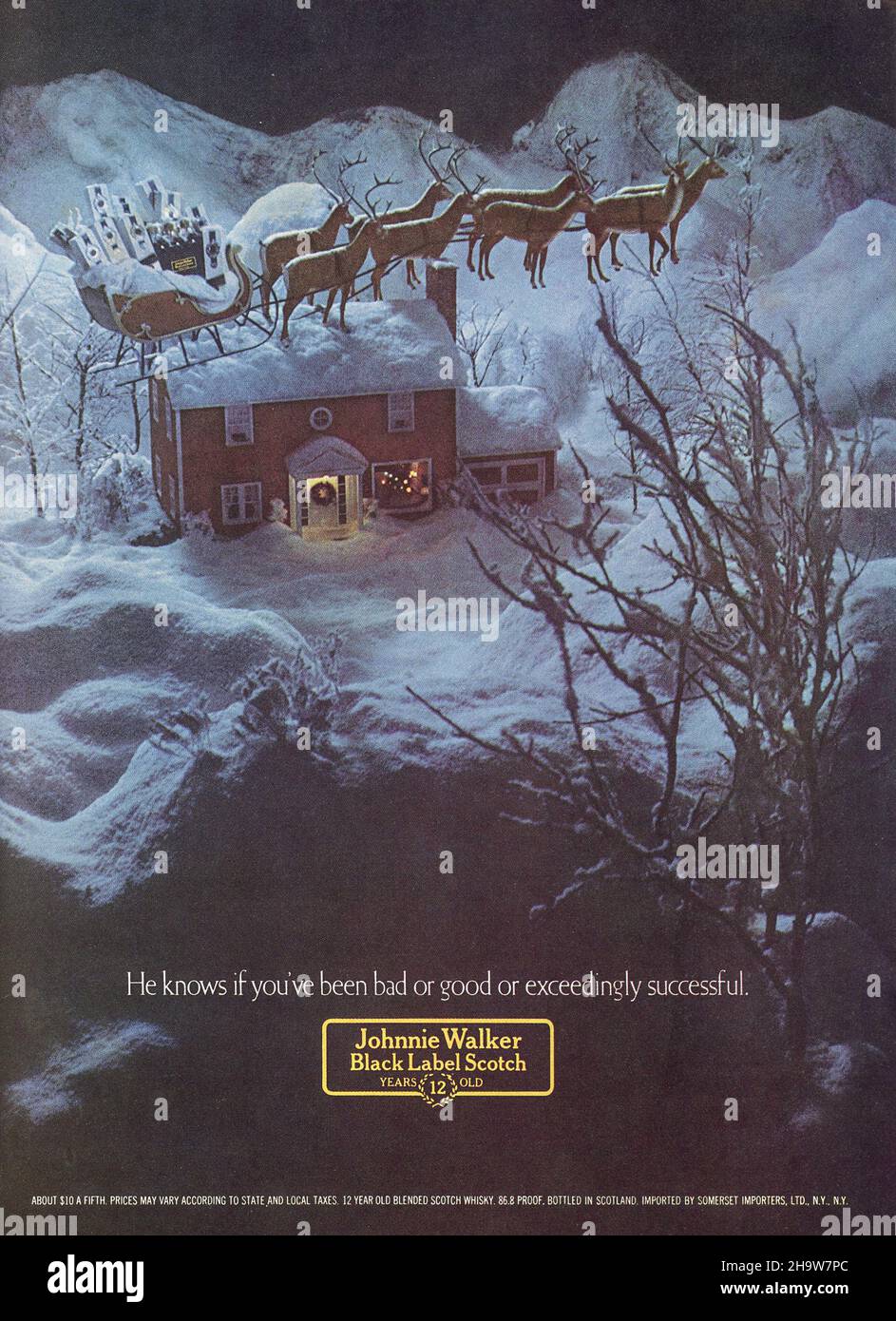 Vintage December 1973 "Playboy Magazine" advertisement, USA Stock Photo ...