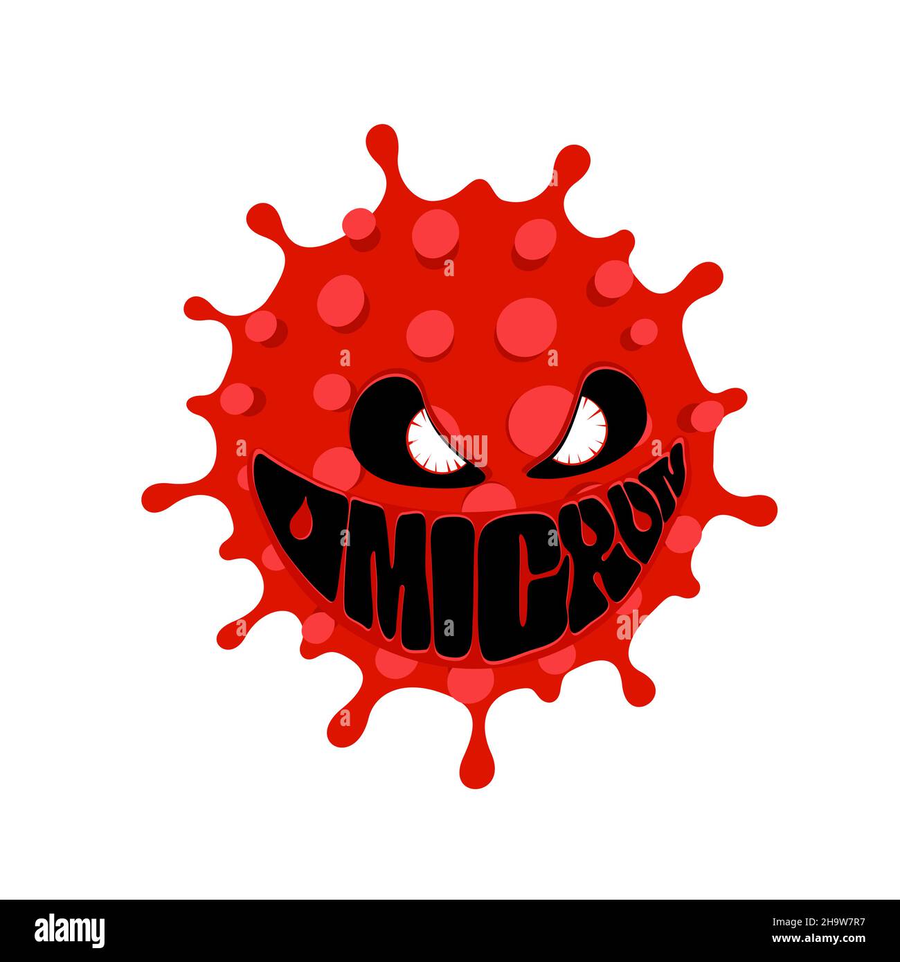 New coronavirus strain omicron. Mutated corona virus variant of COVID ...