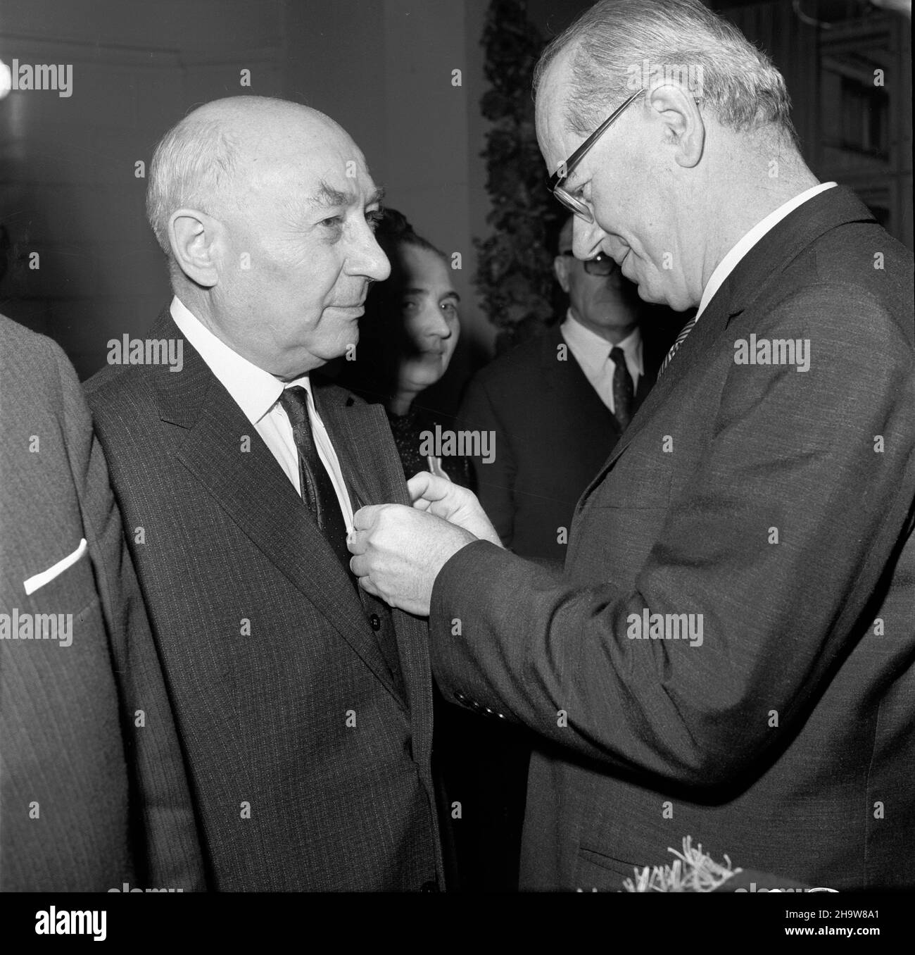 Warszawa, 1969-12-03. Z okazji 20-lecia Zwi¹zku Spó³dzielni Przemys³u ...