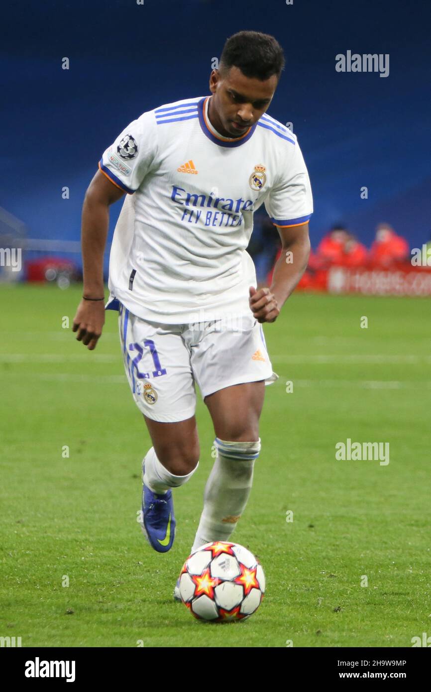 Rodrygo of Real Madrid during the UEFA Champions League, Group D ...