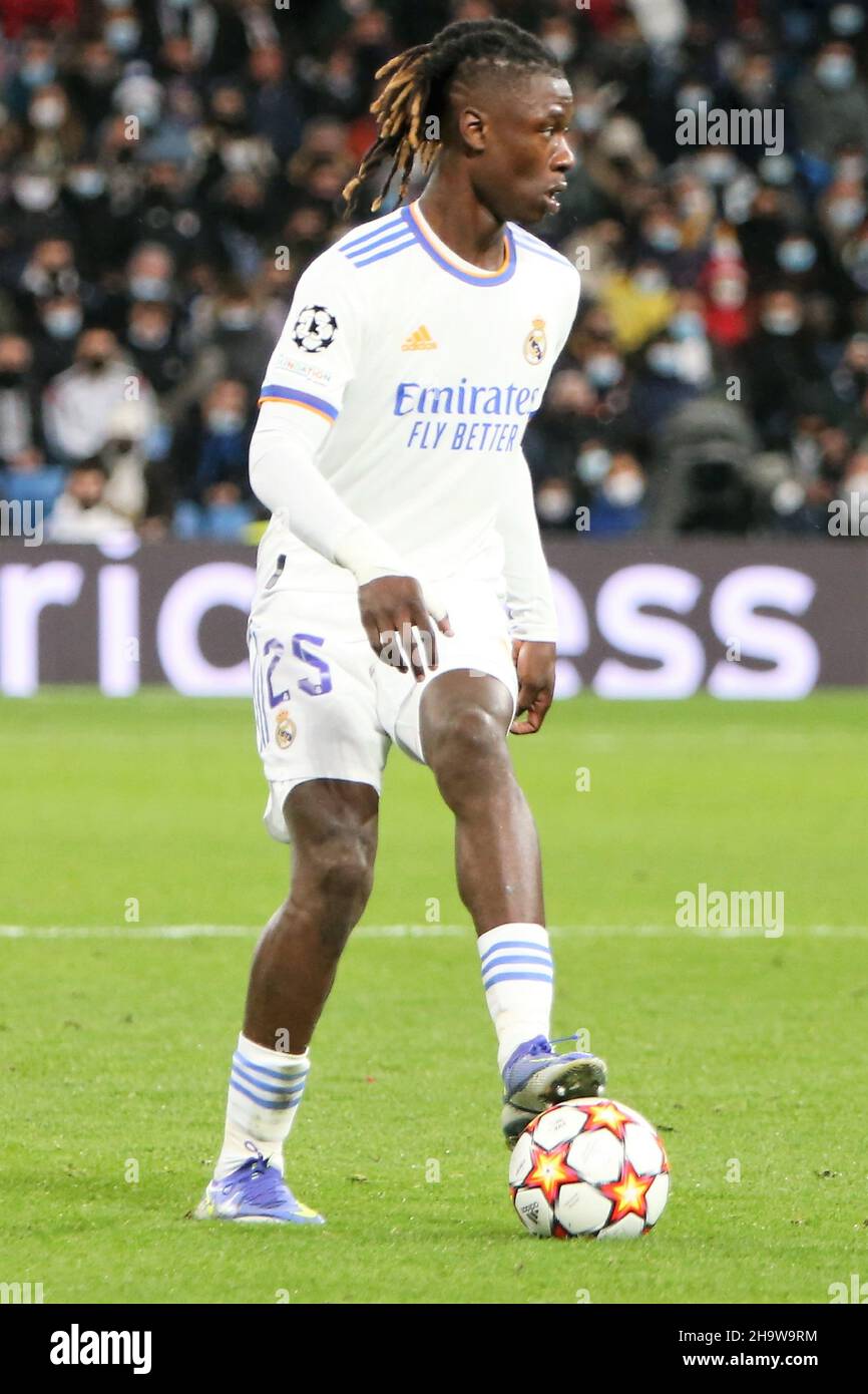 Eduardo Camavinga of Real Madrid during the UEFA Champions League ...