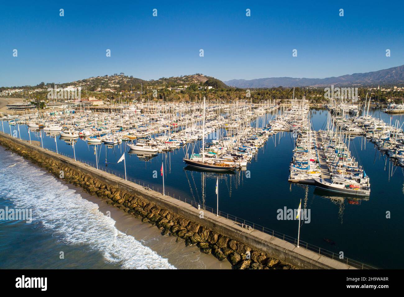 Santa barbara breakwater hi-res stock photography and images - Alamy