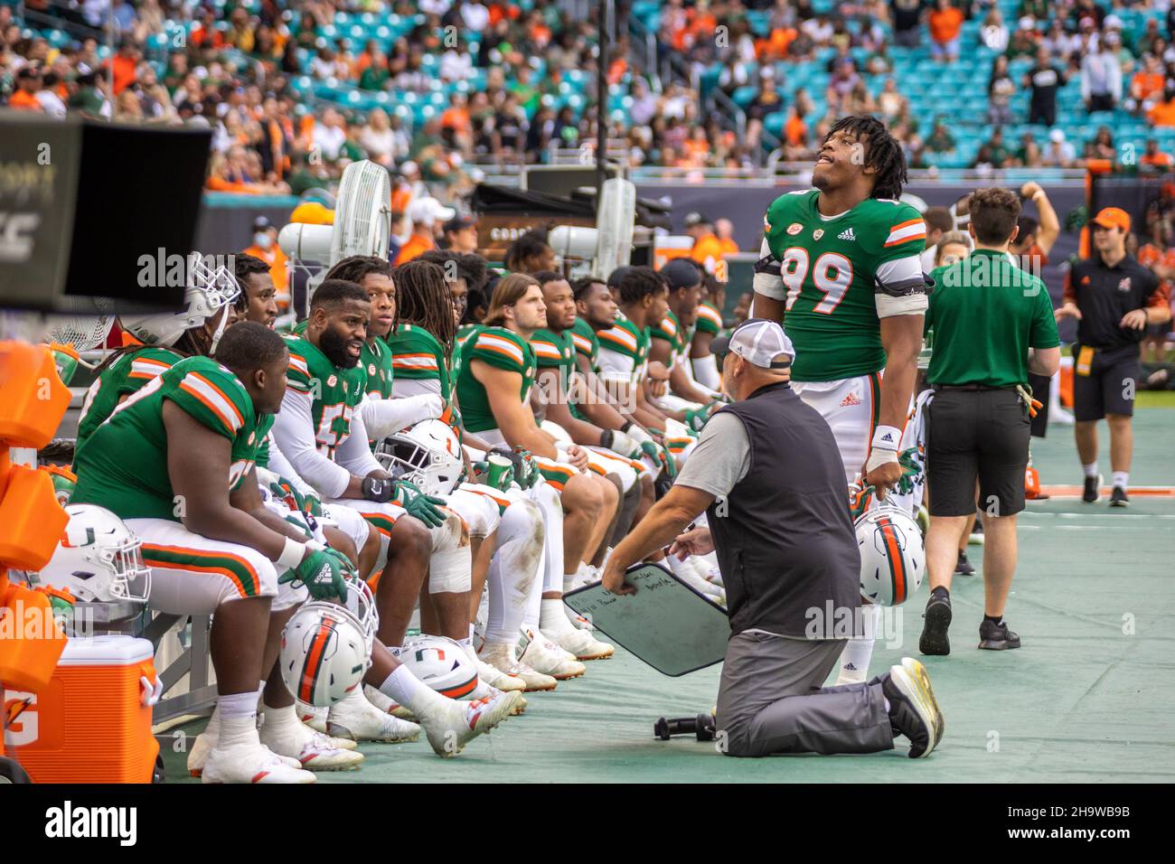 Miami Hurricanes v Georgia Tech Yellow Jackets, 2021 College Football ...