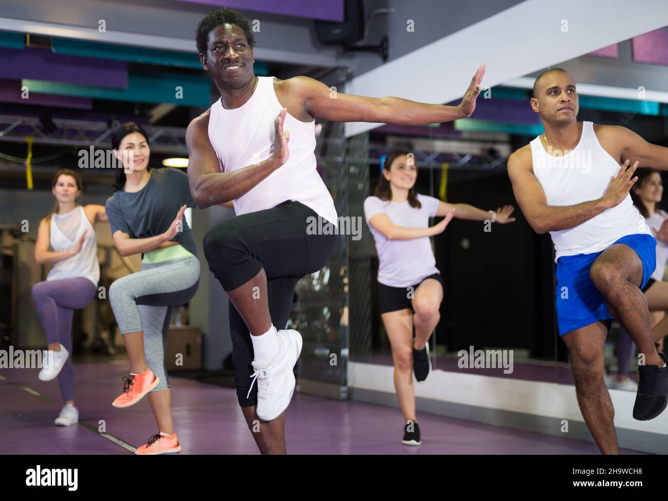 Man doing movement exercises hi-res stock photography and images - Alamy