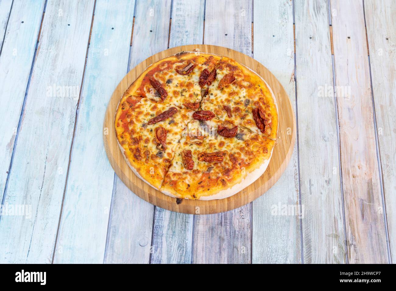 Neapolitan pizza, with a soft and thin crust but high edges, is the ...
