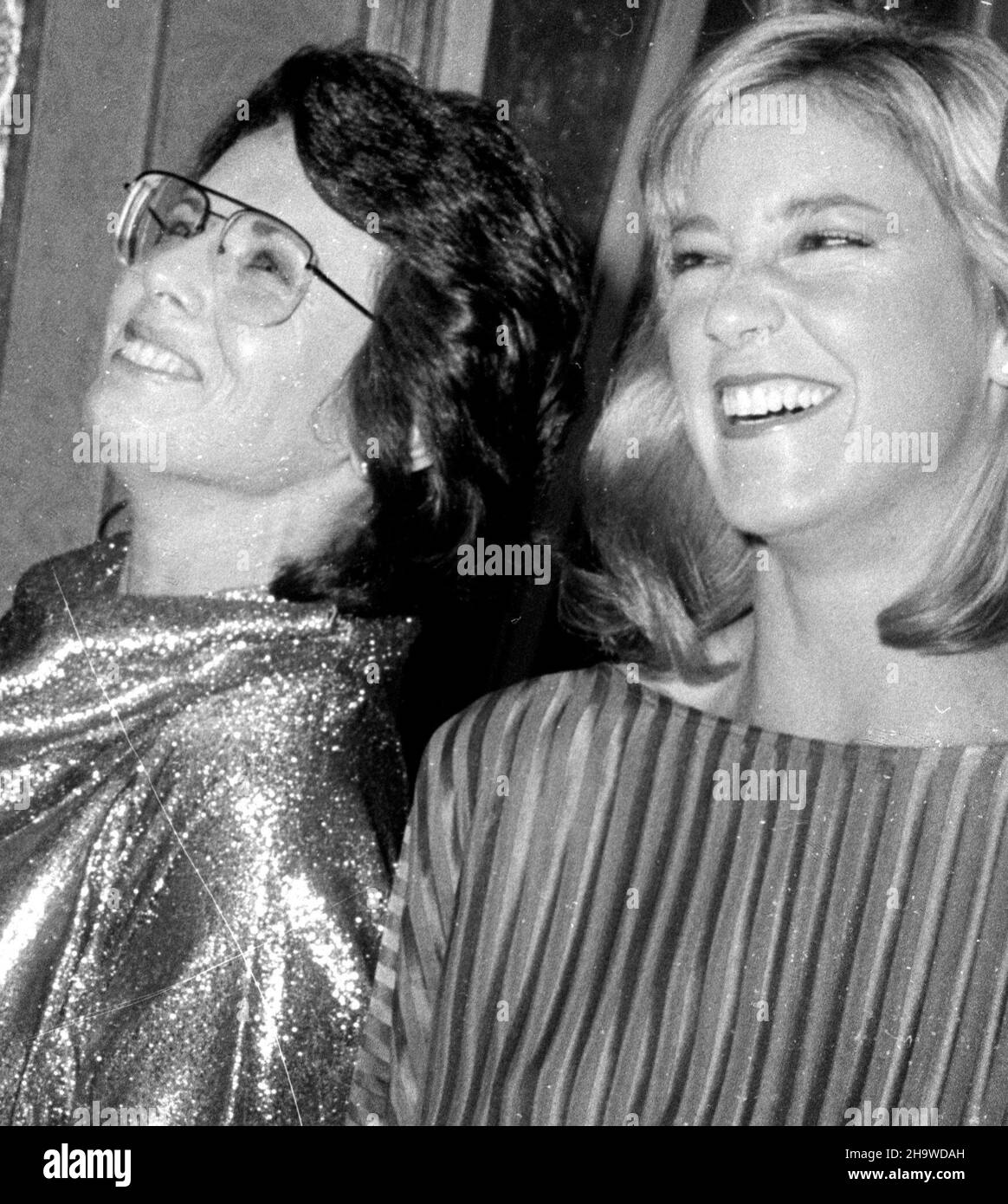 Billy jean King Chris Evert 1982 Photo by John Barrett/PHOTOlink Stock ...
