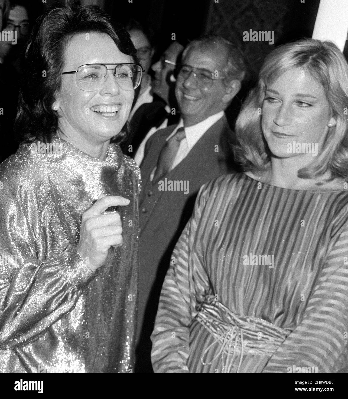 Billy jean King Chris Evert 1982 Photo by John Barrett/PHOTOlink Stock ...