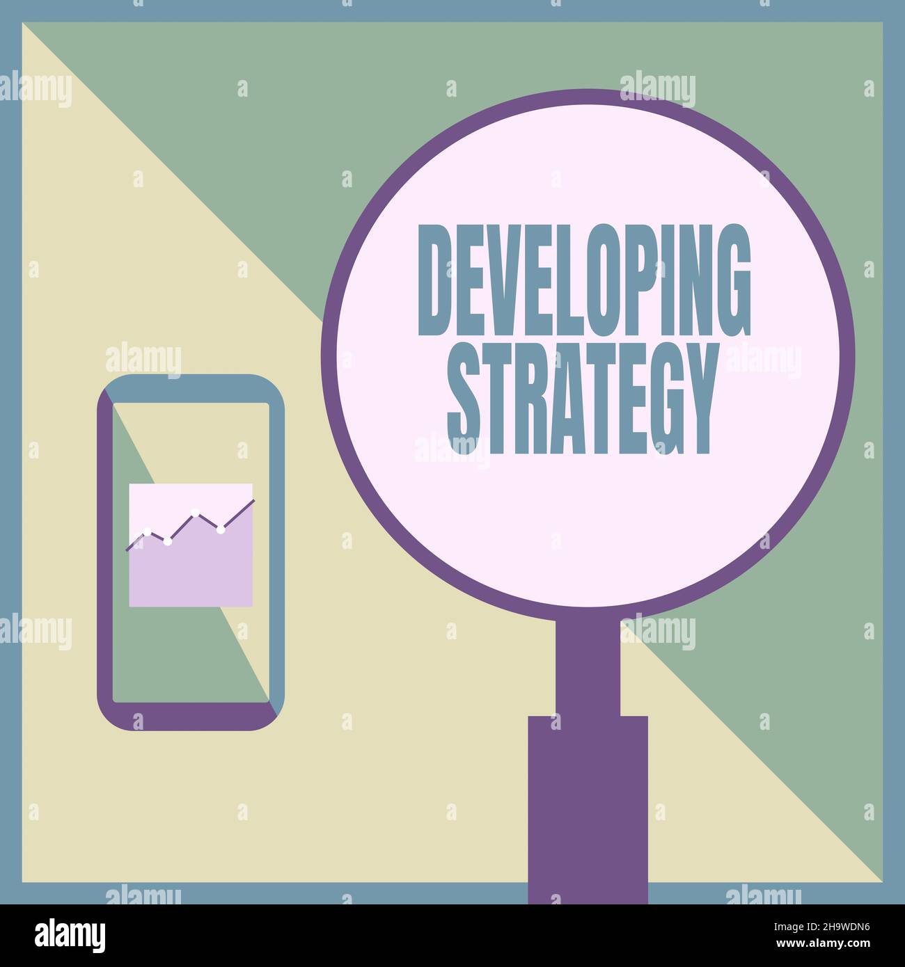 Inspiration showing sign Developing Strategy. Business concept ...