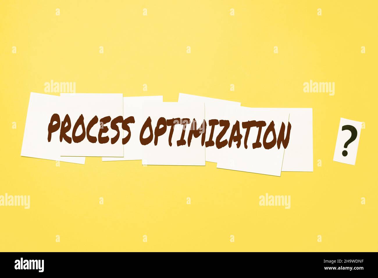 Handwriting text Process Optimization. Business idea Improve ...