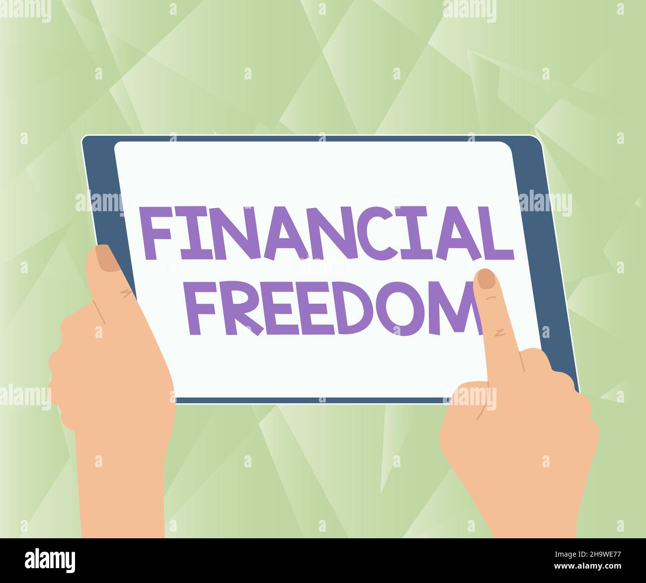 Inspiration showing sign Financial Freedom. Word Written on Having ...