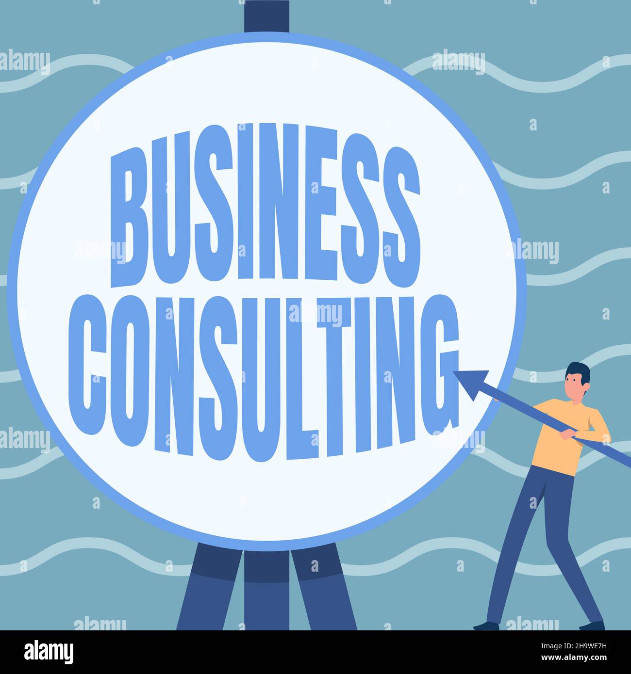 Sign displaying Business Consulting. Word Written on Blends Practice of ...