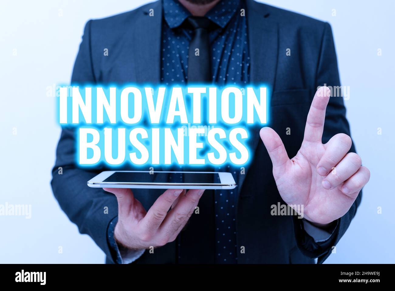 Text caption presenting Innovation Business. Internet Concept Introduce ...