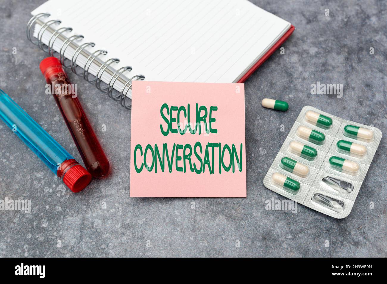 Conceptual caption Secure Conversation. Business showcase Secured ... Conceptual caption Secure Conversation. Business showcase Secured ...