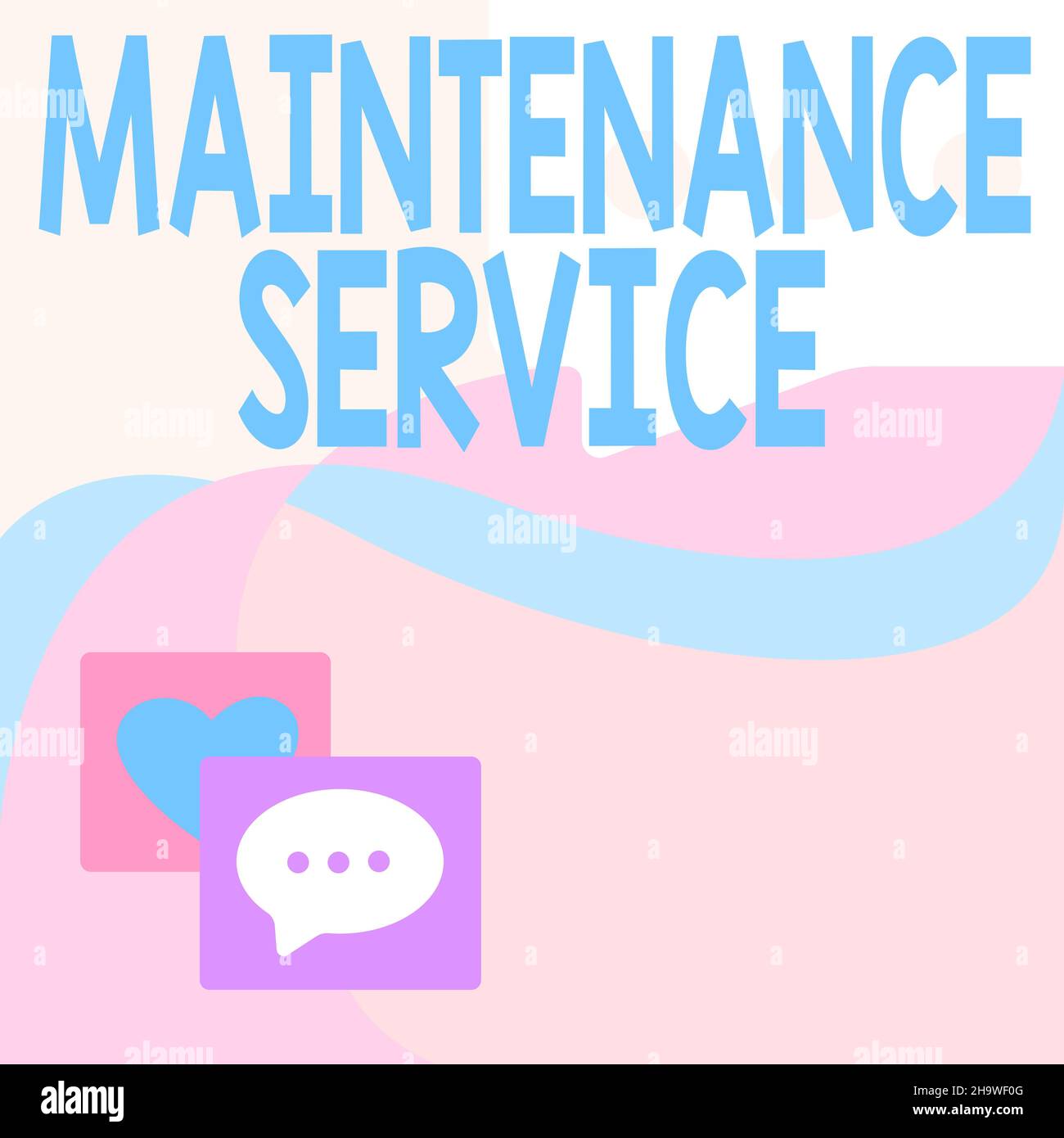 Text showing inspiration Maintenance Service. Word Written on Keep a ...
