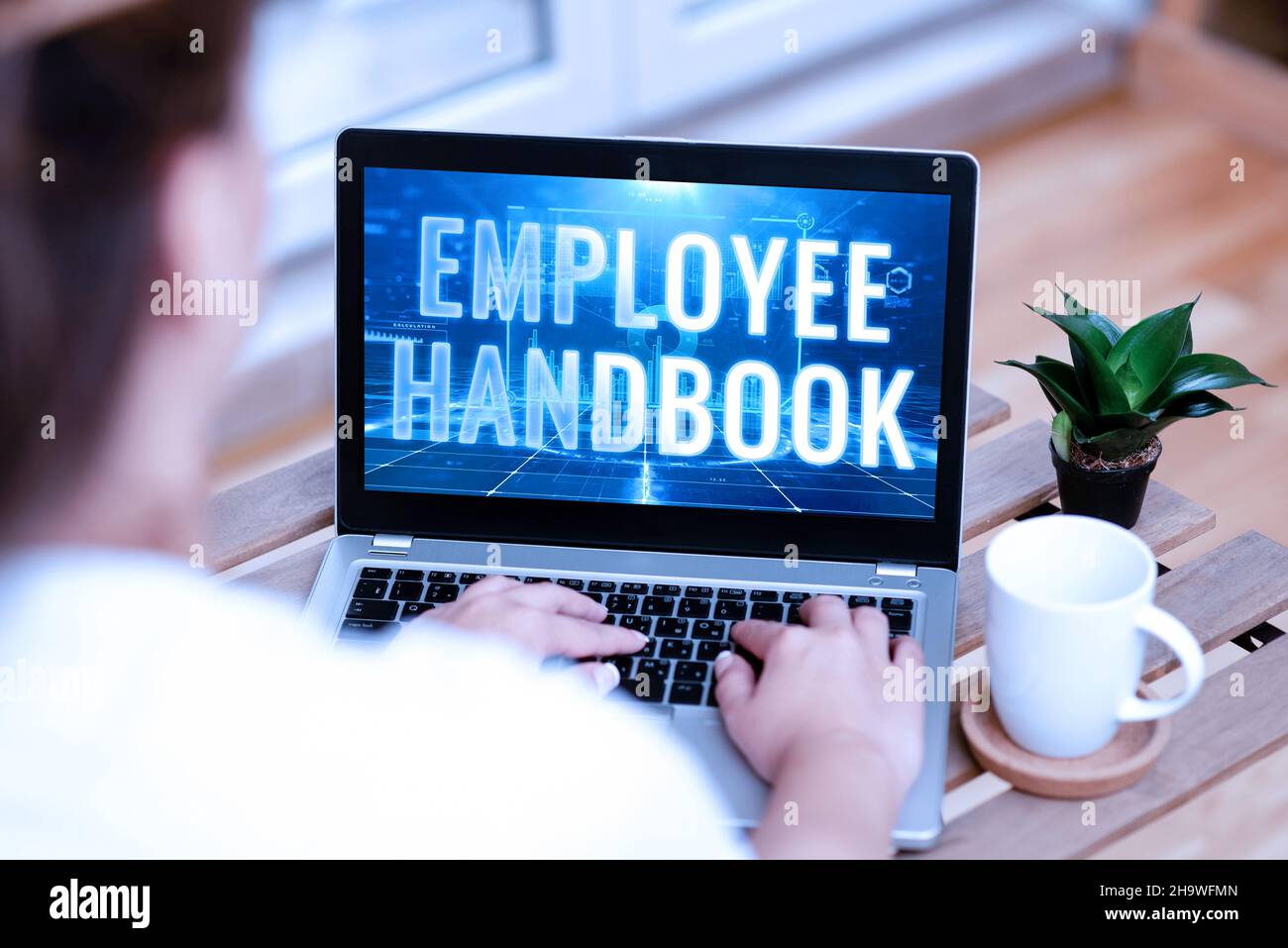 Handwriting text Employee Handbook. Concept meaning Document that ...