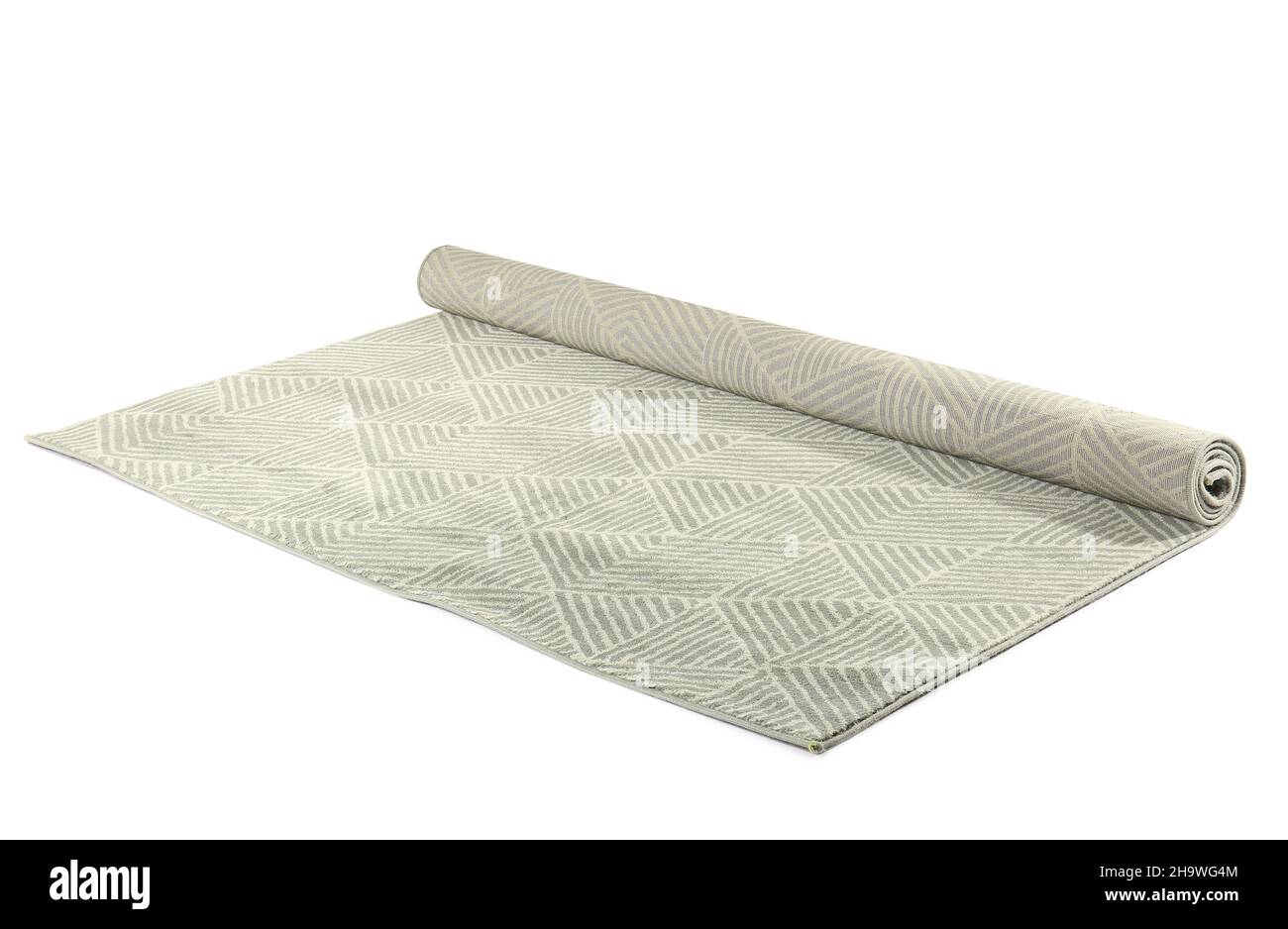 Modern carpet on white background Stock Photo - Alamy