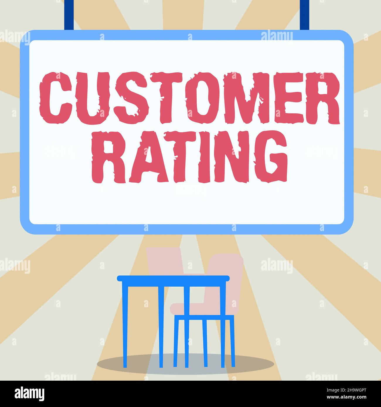 Conceptual caption Customer Rating. Business overview Each point of the ...