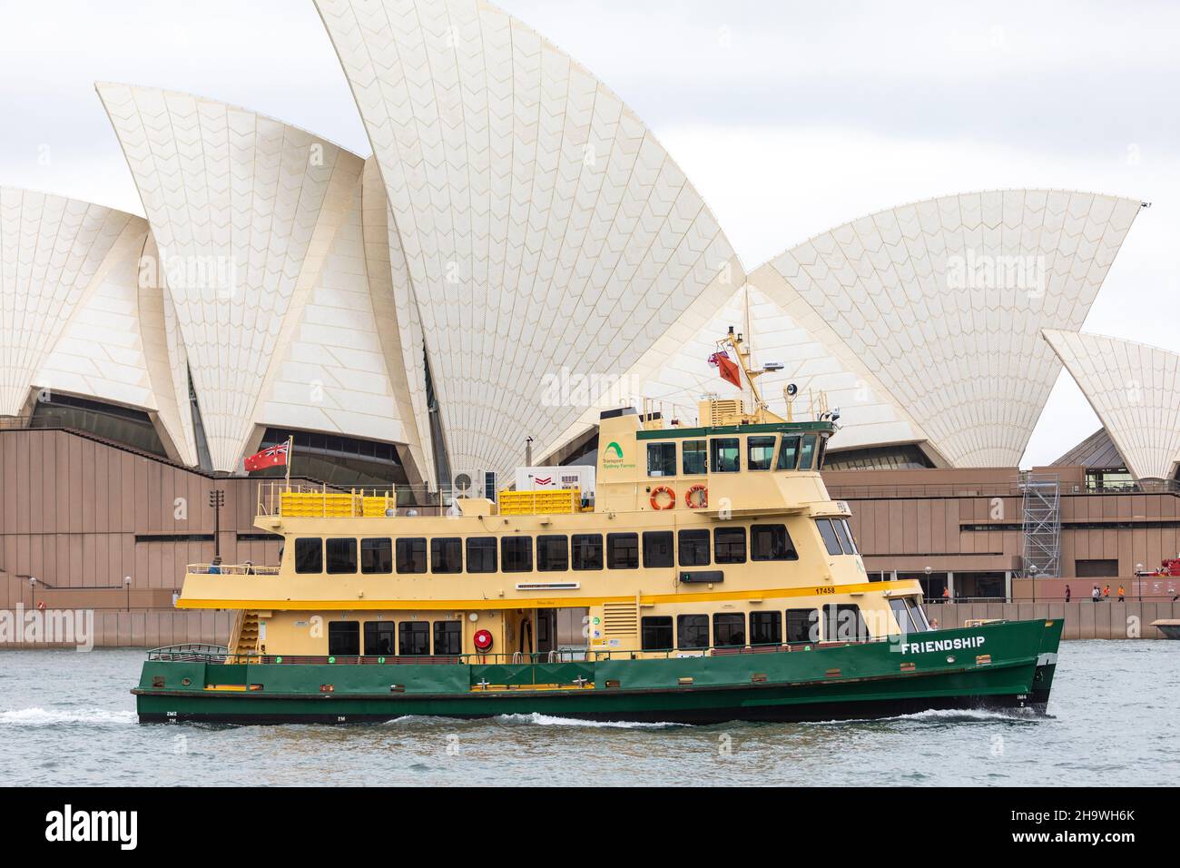 Sydney ferry MV Friendship was introduced into service in 1985, a first ...