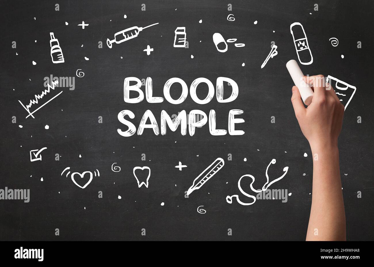 Hand drawing medical concept concept Stock Photo - Alamy